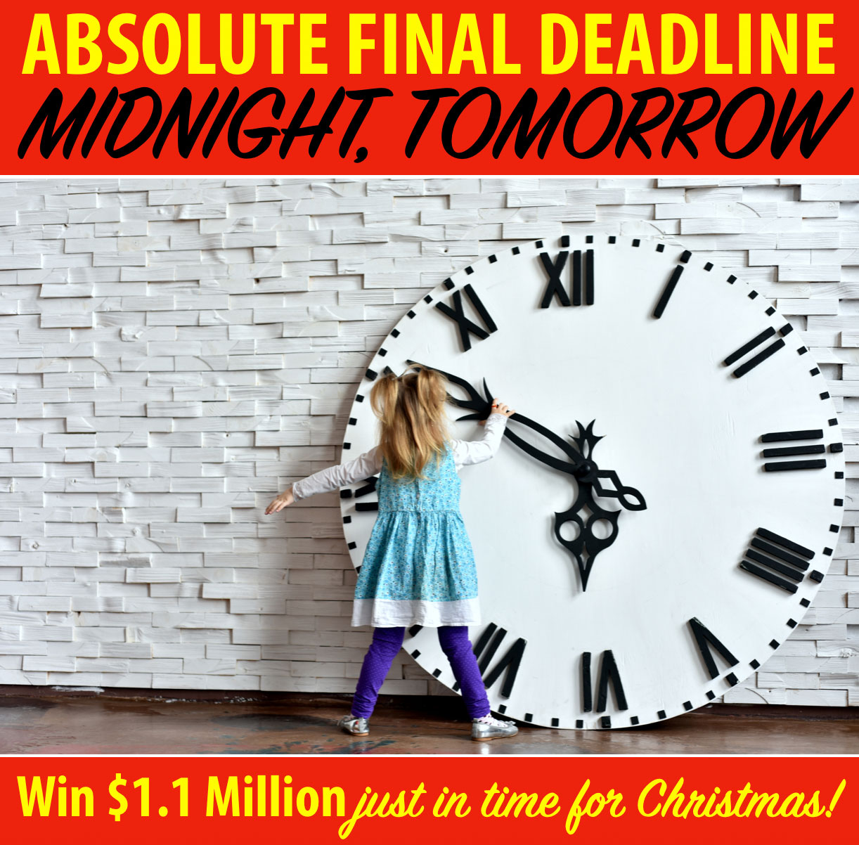HURRY… the Absolute Final Deadline is Midnight, Tomorrow! | The Home ...