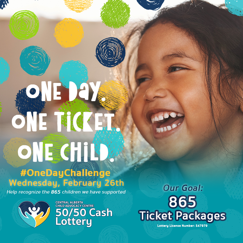 Central Alberta Child Advocacy One Day Challenge: One Day. One Ticket ...