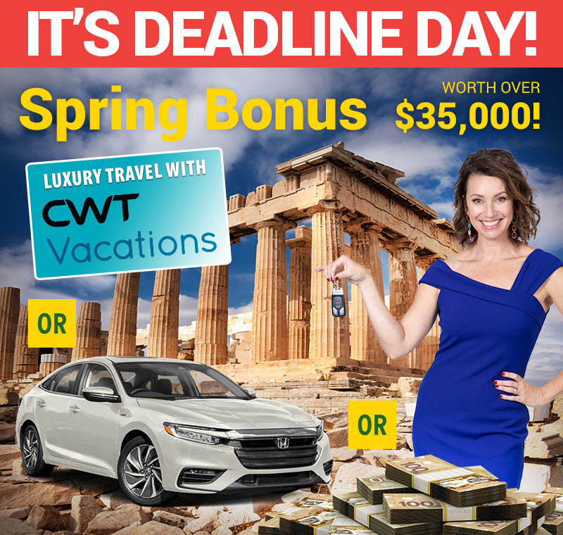 You deserve a Spring Bonus in BC Children’s Hospital Choices Lottery ...