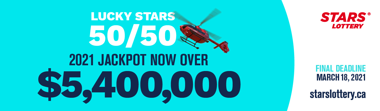 The STARS Lottery 50/50 prize is already over $5.4 million! | The Home ...