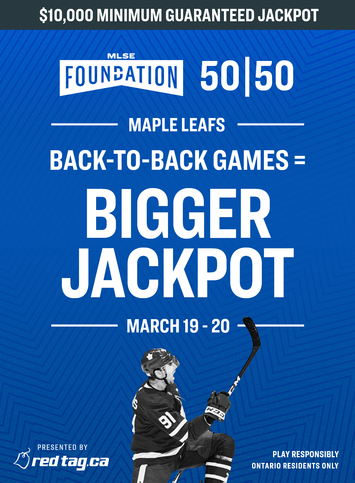 MLSE Foundation Maple Leafs Back-To-Back-Games 50|50 is NOW OPEN | The ...
