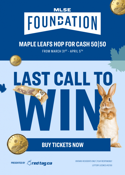 MLSE Foundation 50/50 Raffle | The Home Lottery News™