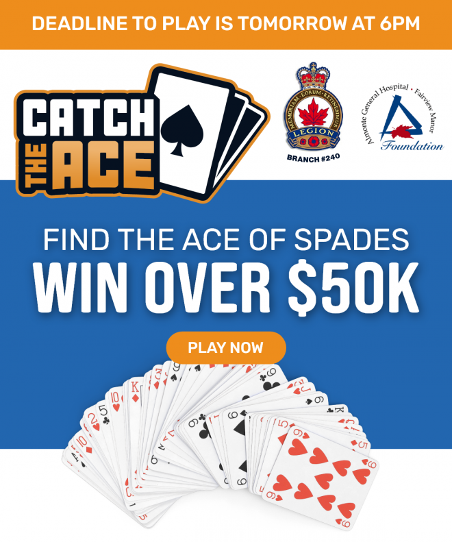 Almonte Catch the Ace Jackpot Is Over $50,000 | Play Now and You Could ...