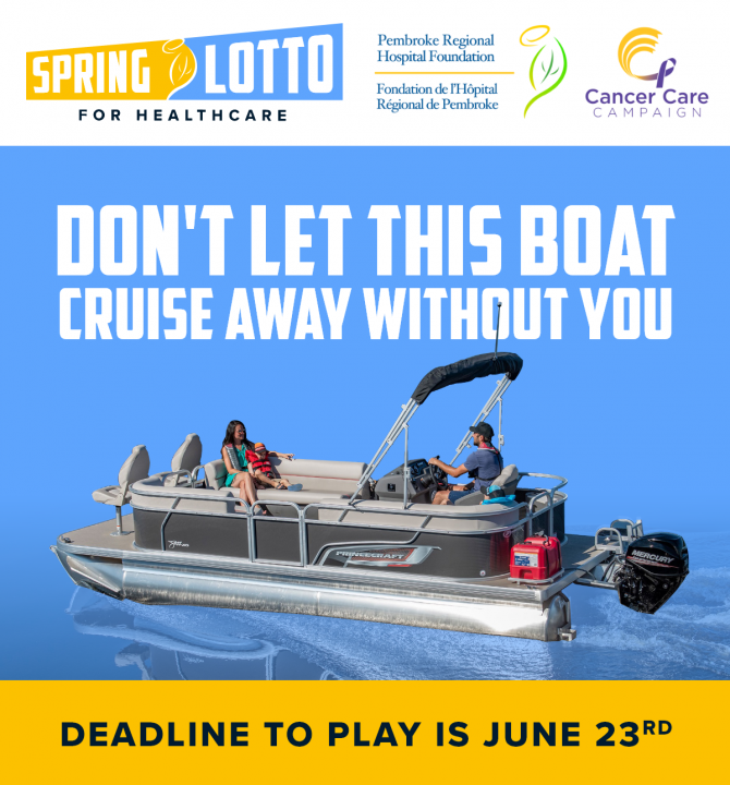 1 WEEK Left to Win a $40K Pontoon Boat for Summer | Get Your Spring ...