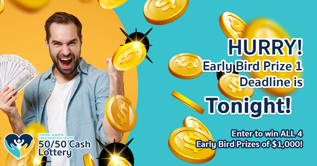 CACAC 50/50 Cash Lottery First Early Bird Prize Deadline TONIGHT! | The ...