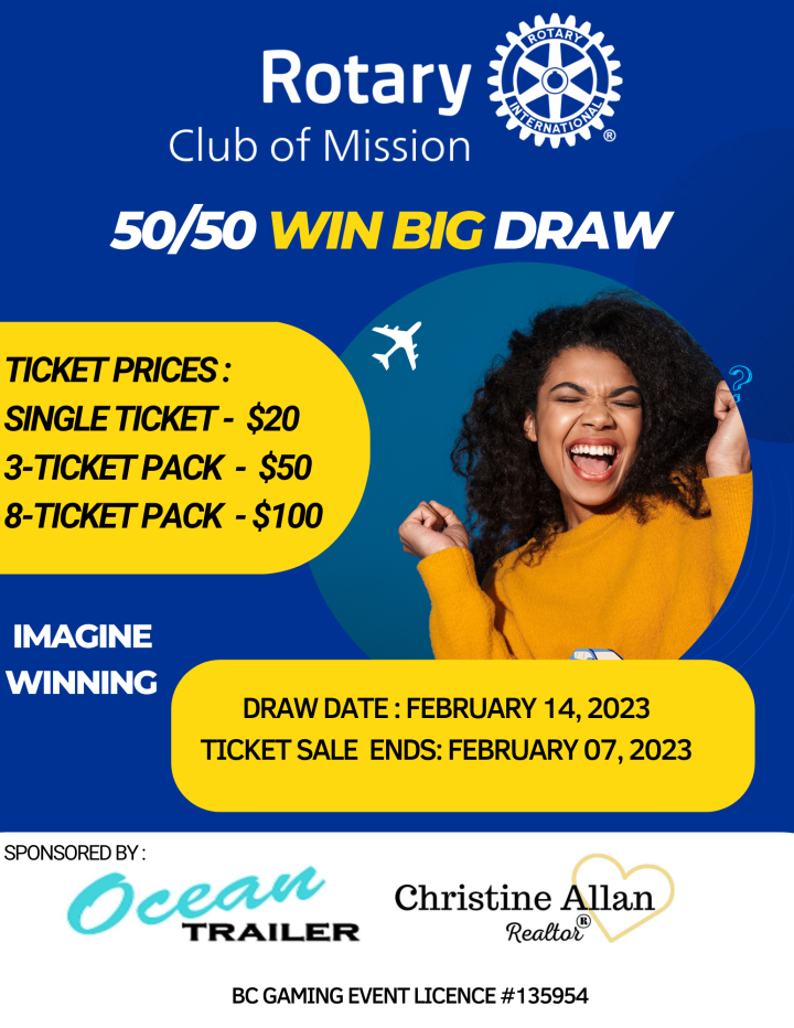 Final Week for Rotary Clubs of Mission 50/50 Draw | The Home Lottery News™