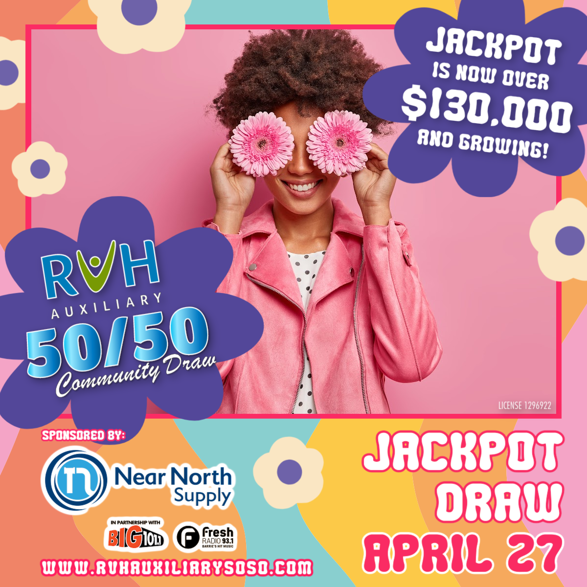 The RVH Auxiliary 50/50 Jackpot is Now Over $130,000! | The Home Lottery News™