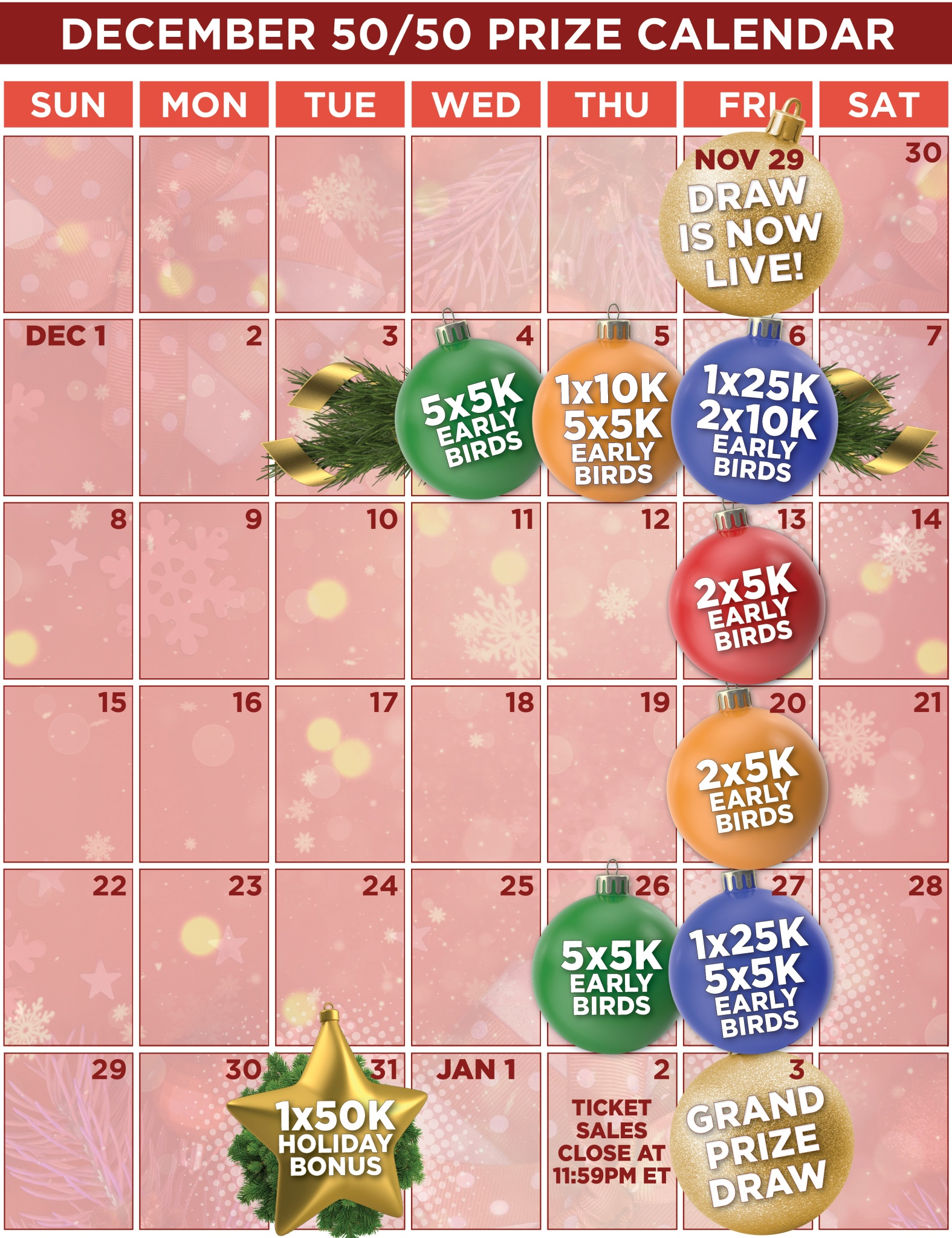 Thunder Bay’s December 50/50 is $2.5 Million GUARANTEED! | The Home ...