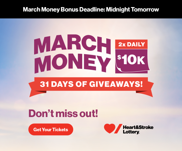 Spring 2024 Heart and Stroke Lottery