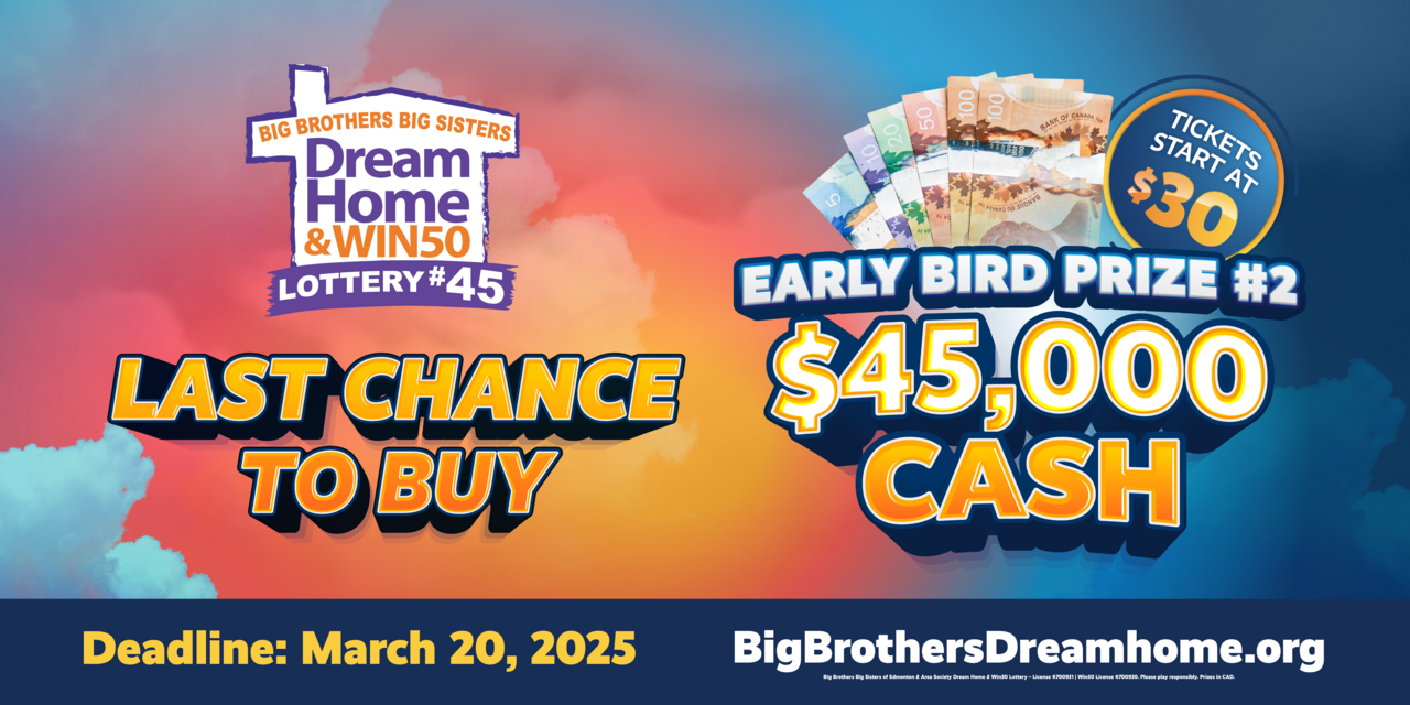Last Chance to Get Your Big Brothers Big Sisters Dream Home & Win50 ...