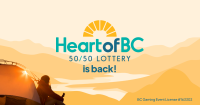 Heart of BC 50/50 Lottery | The Home Lottery News™