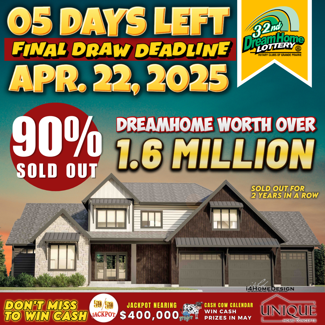 FINAL DEADLINE - 5 Days Left to Win a $1.6 Million DREAM HOME (Rotary Dream Home Lottery) | The ...