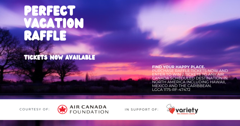 Variety’s Perfect Vacation Raffle Tickets available now! | The Home ...