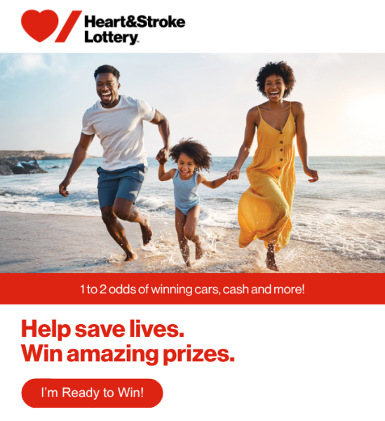Spring 2025 Heart and Stroke Lottery