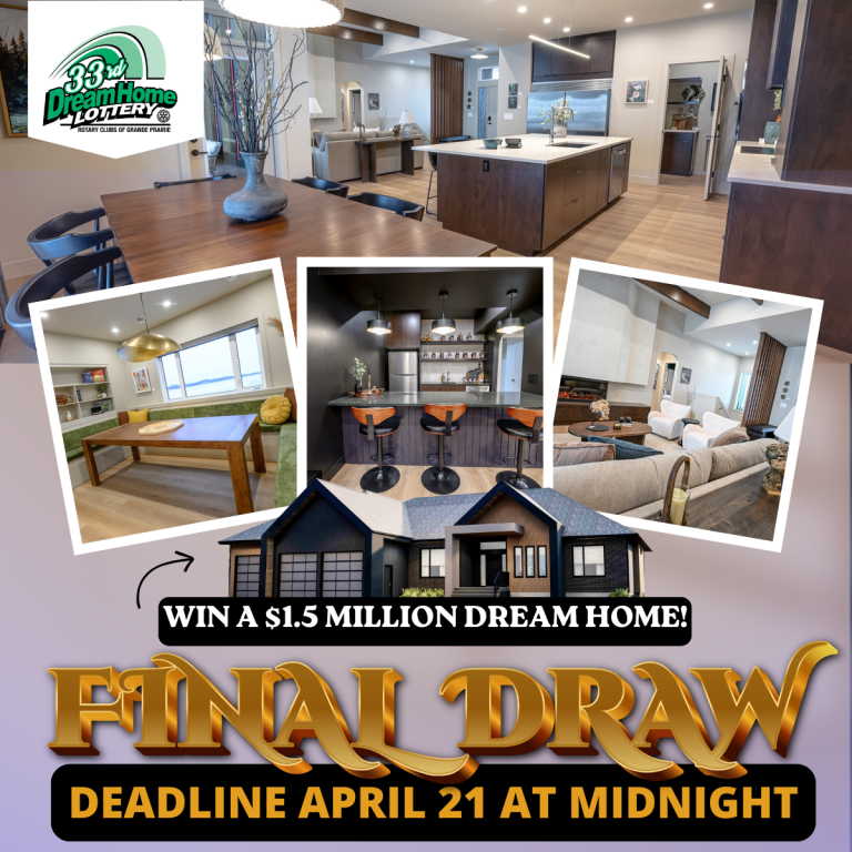 2026 Grande Prairie Rotary Dream Home Lottery